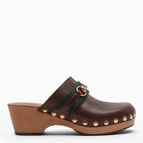 Gucci | Shoes | Gucci Leather Clog With Horsebit | Poshmark